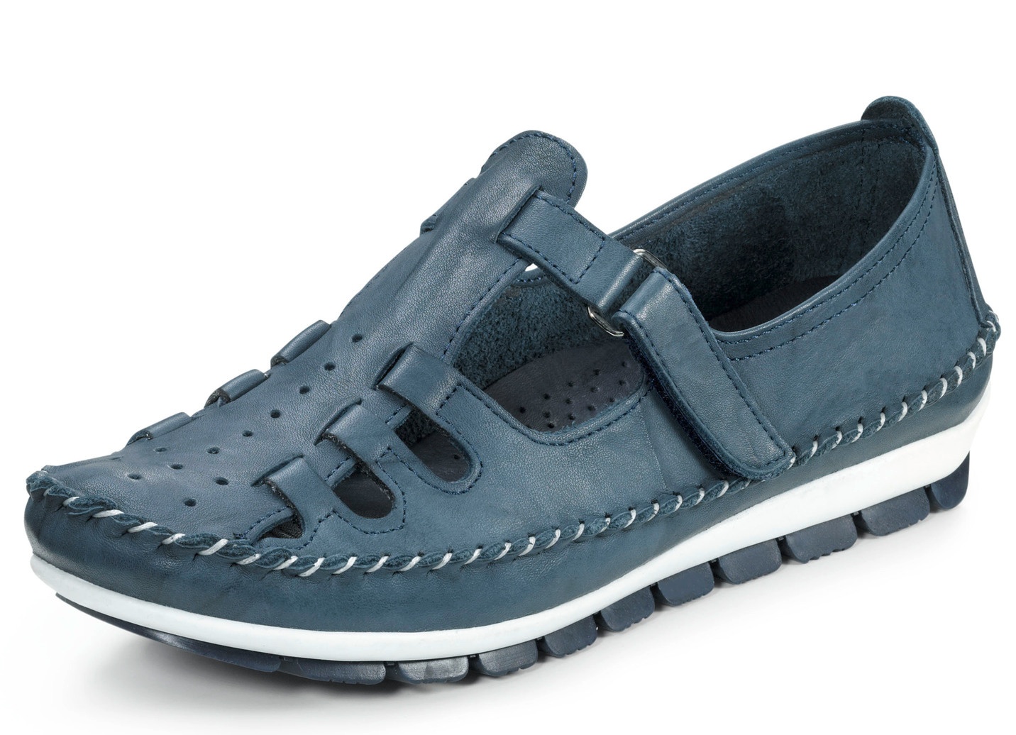 Gemini, klassische Damen-Slipper, Weite G, mit herausnehmbarem Fußbett ...