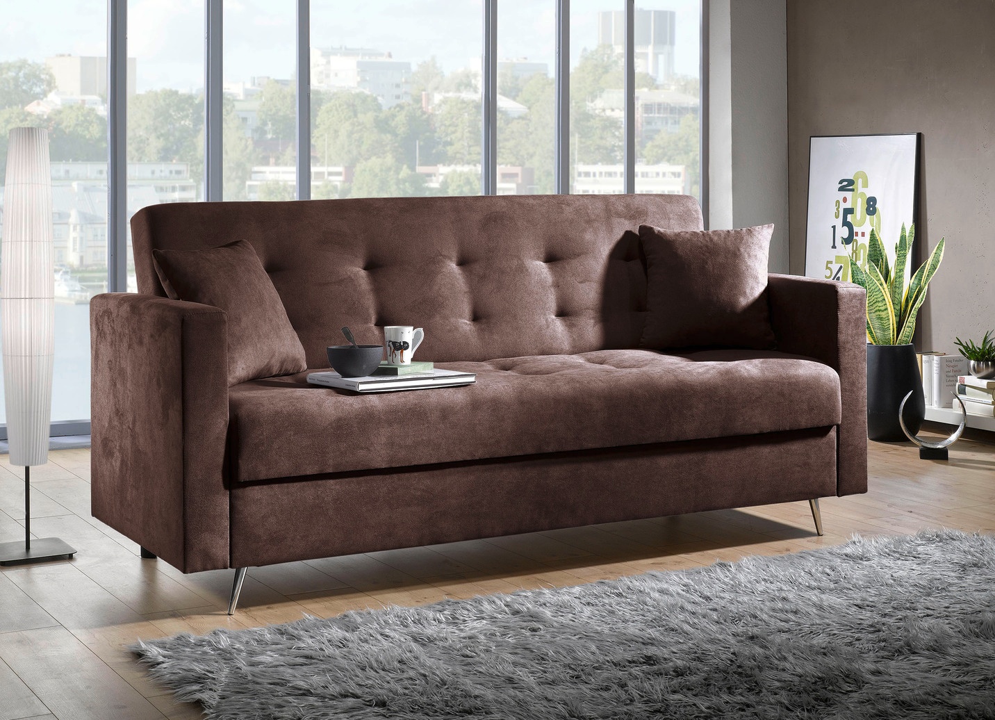 Elegantes Bader Möbel Schlafsofa Bilder