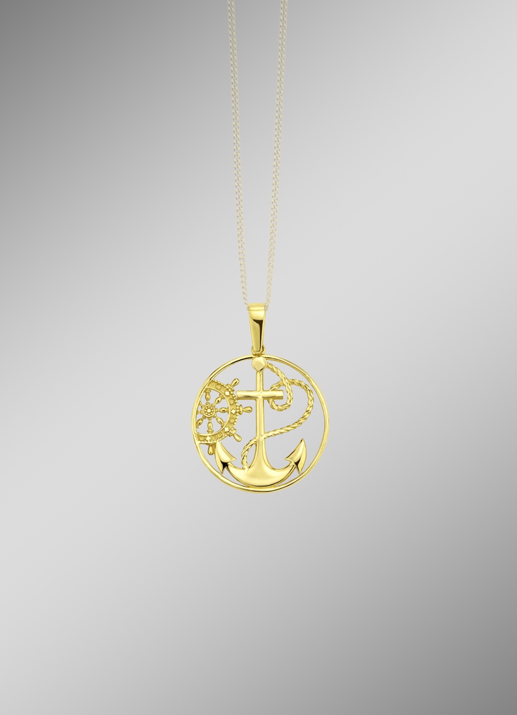 Anhanger Anker Gold 585